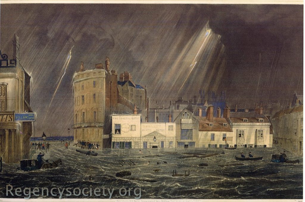 Pool Valley, during the storm at Brighton. July 17th 1850 – Historic ...